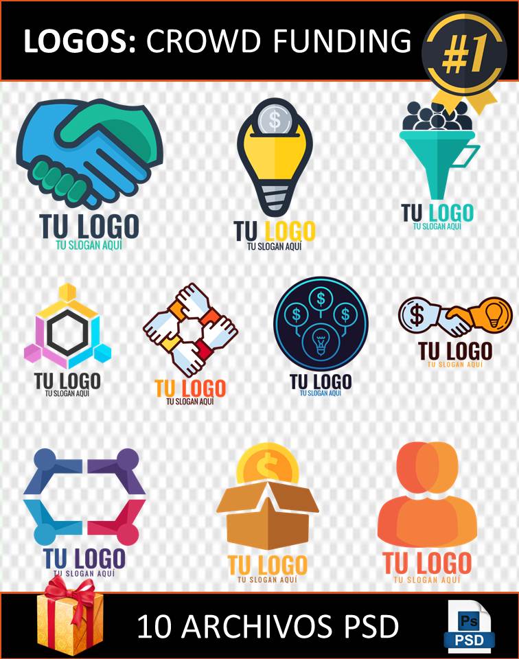 Logo Manía Pack de Plantillas de Logos editables en PSD