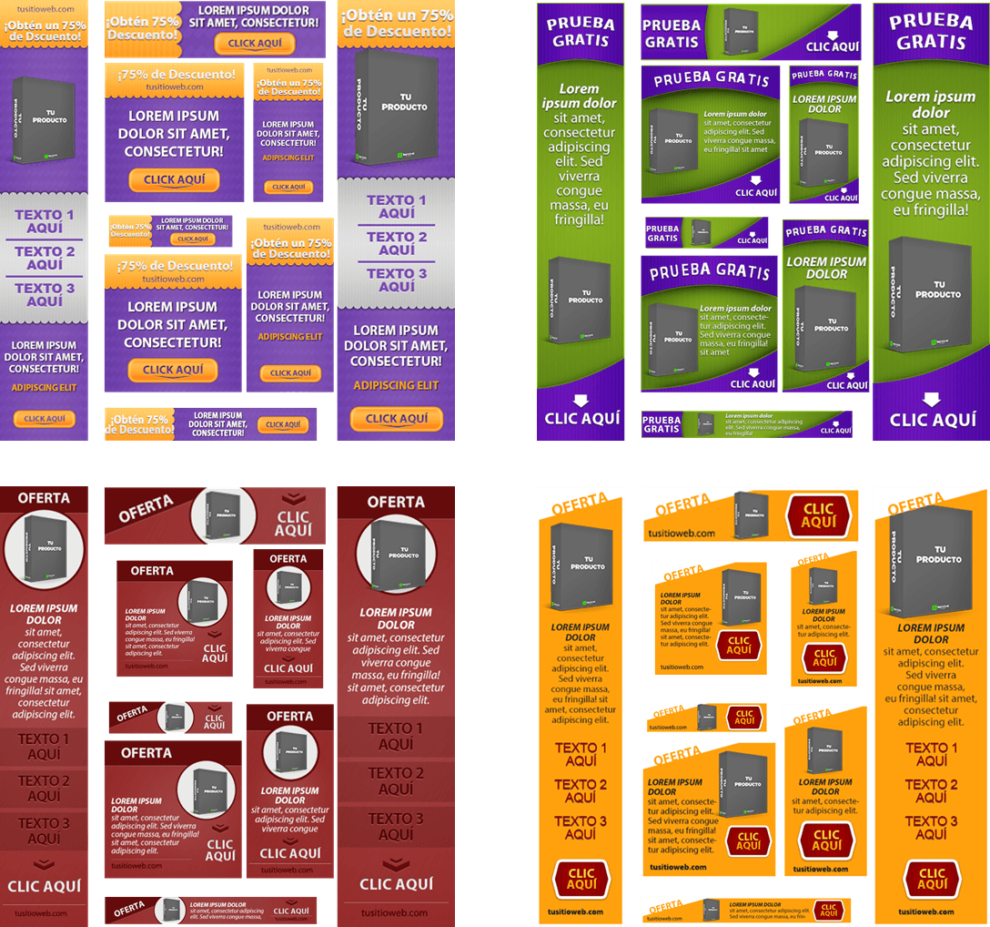 Banner Manía review: Más de 200 plantillas de banners 2021